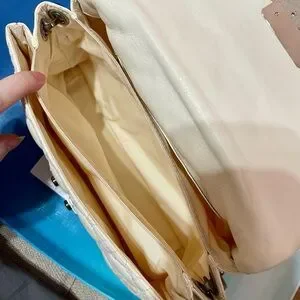 Dior | Bags | Dior Cream Leather Cannage Miss Dior New Lock Bag | Poshmark